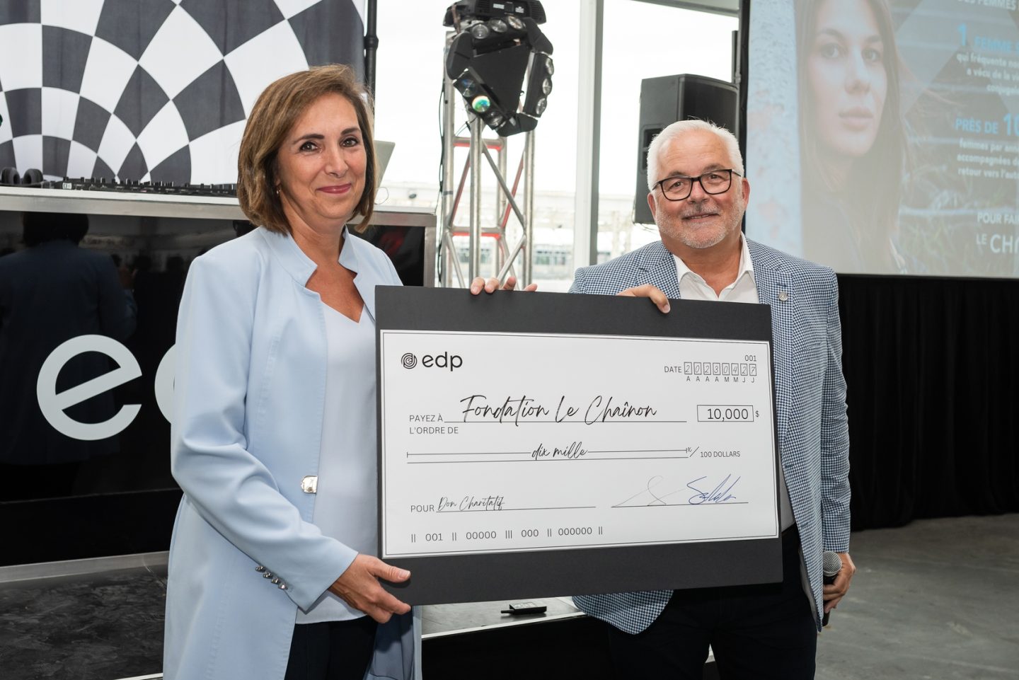 Two donations at the occasion of the Alice by edp event - EDP